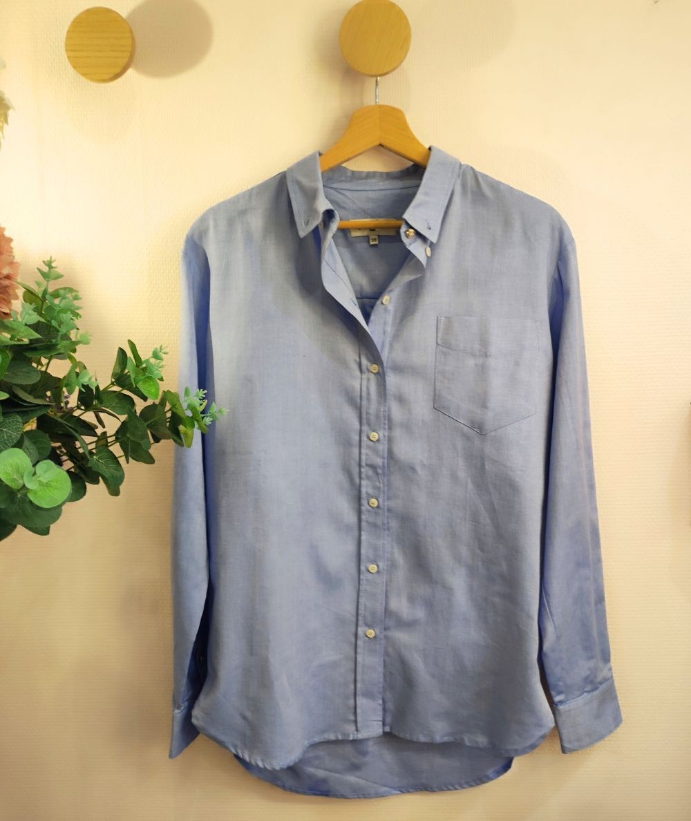 Chemise bleue clair Clothilde Jane Blue