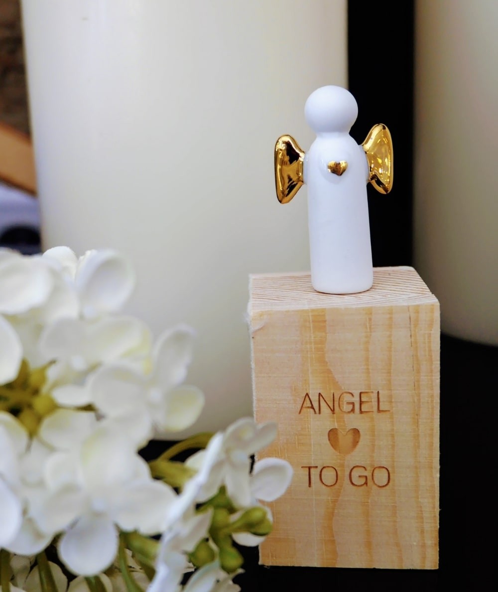 Figurine Ange porcelaine "Angel to go" Räder